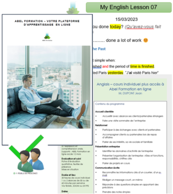 My English Lessons - Abel Formation